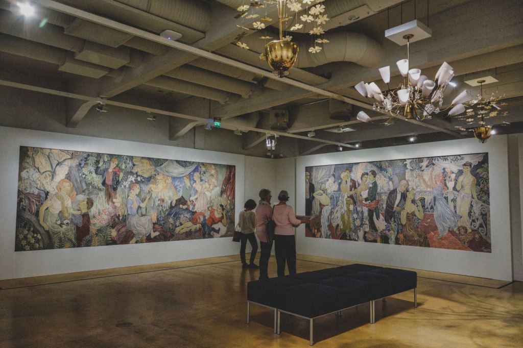 The Finnish National Gallery: Museum of Contemporary Art Kiasma, with a ...