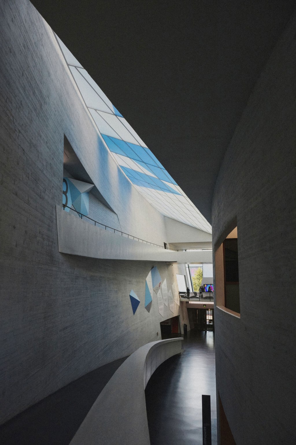 The Finnish National Gallery: Museum of Contemporary Art Kiasma, with a ...