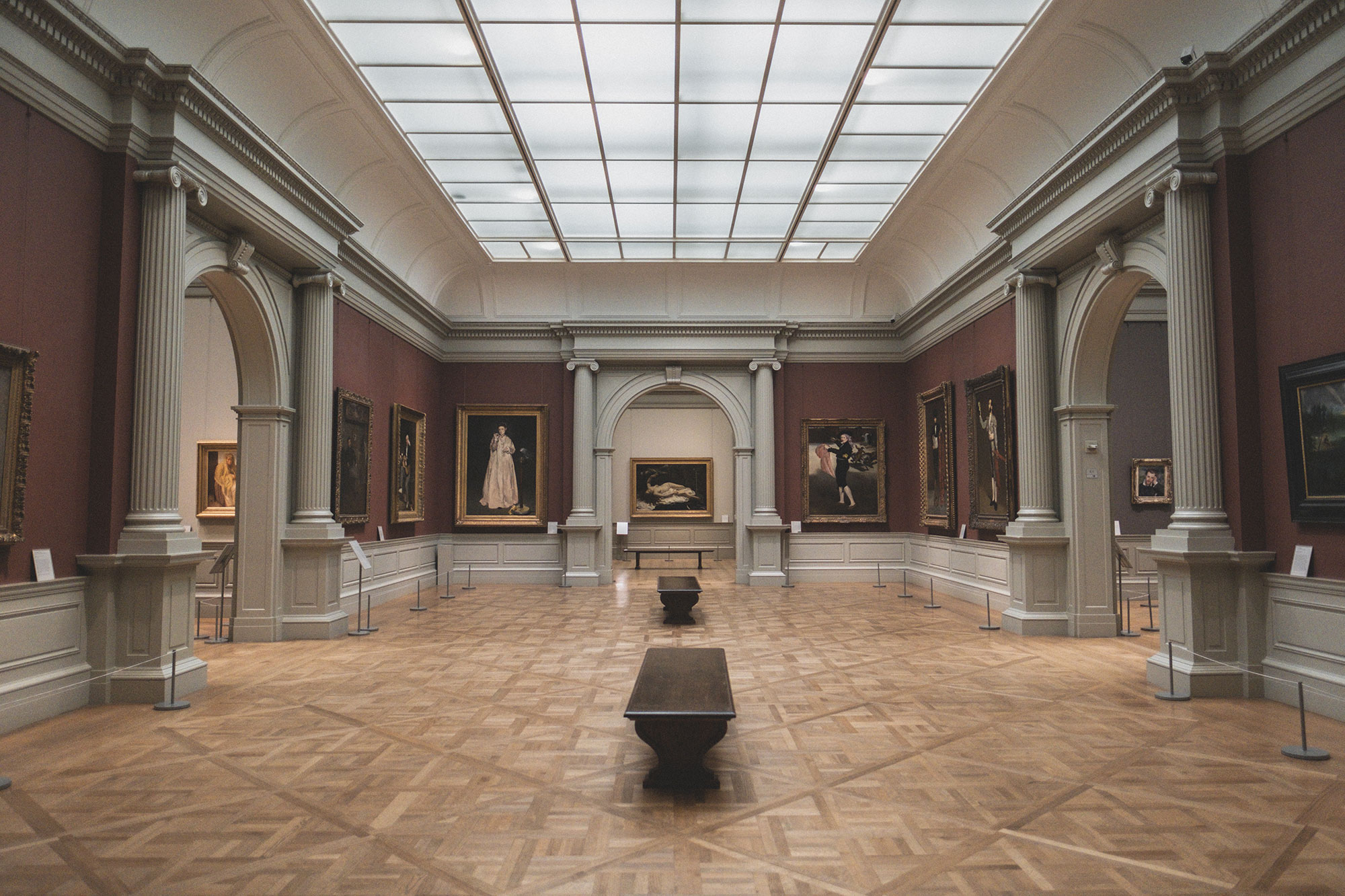 The hush of an empty gallery – Gold Colored Fox